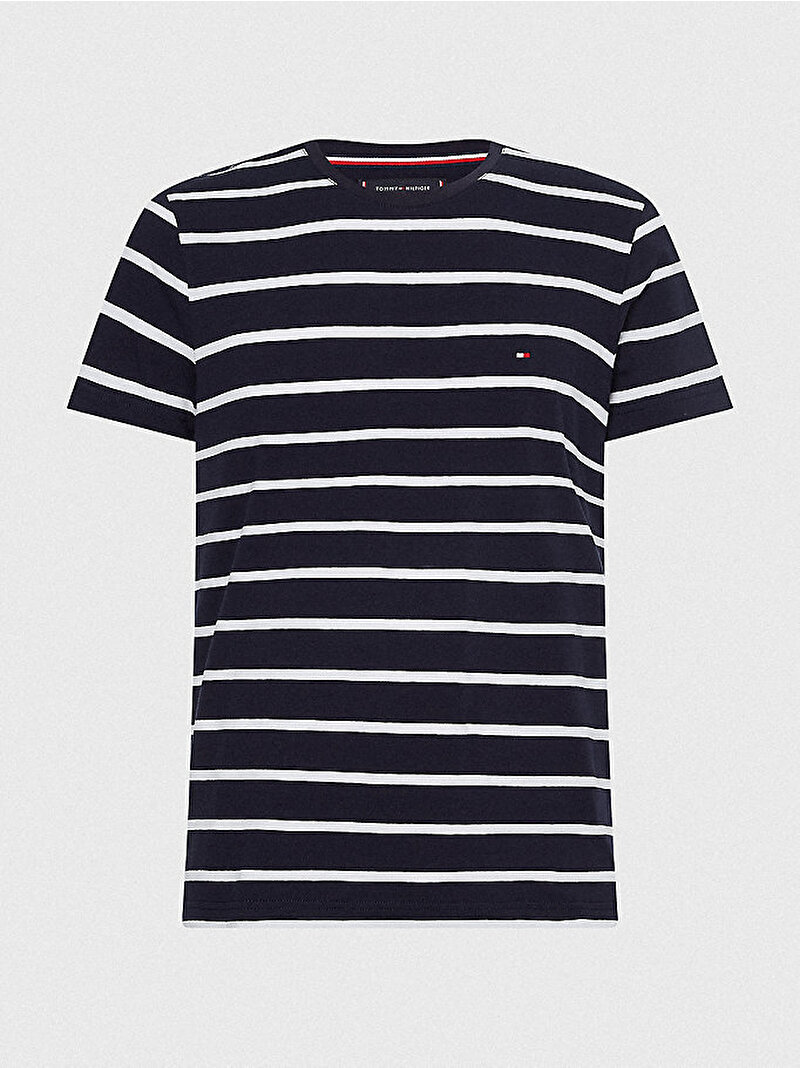 Erkek Stretch Slim Fit T Shirt Mw0mw108000a6 Tommy Hilfiger