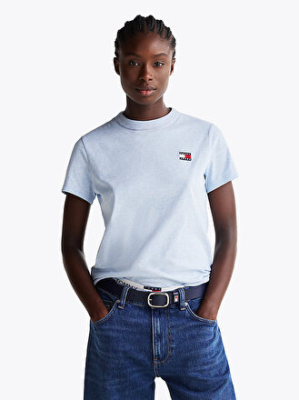 Kadın Tjw Reg Badge T-Shirt DW0DW20153DSC | Tommy Hilfiger